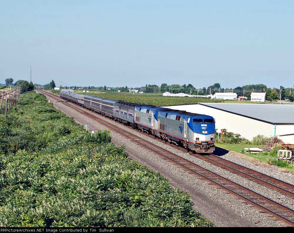AMTK 12 with train 48, the Lake Shore Limited,